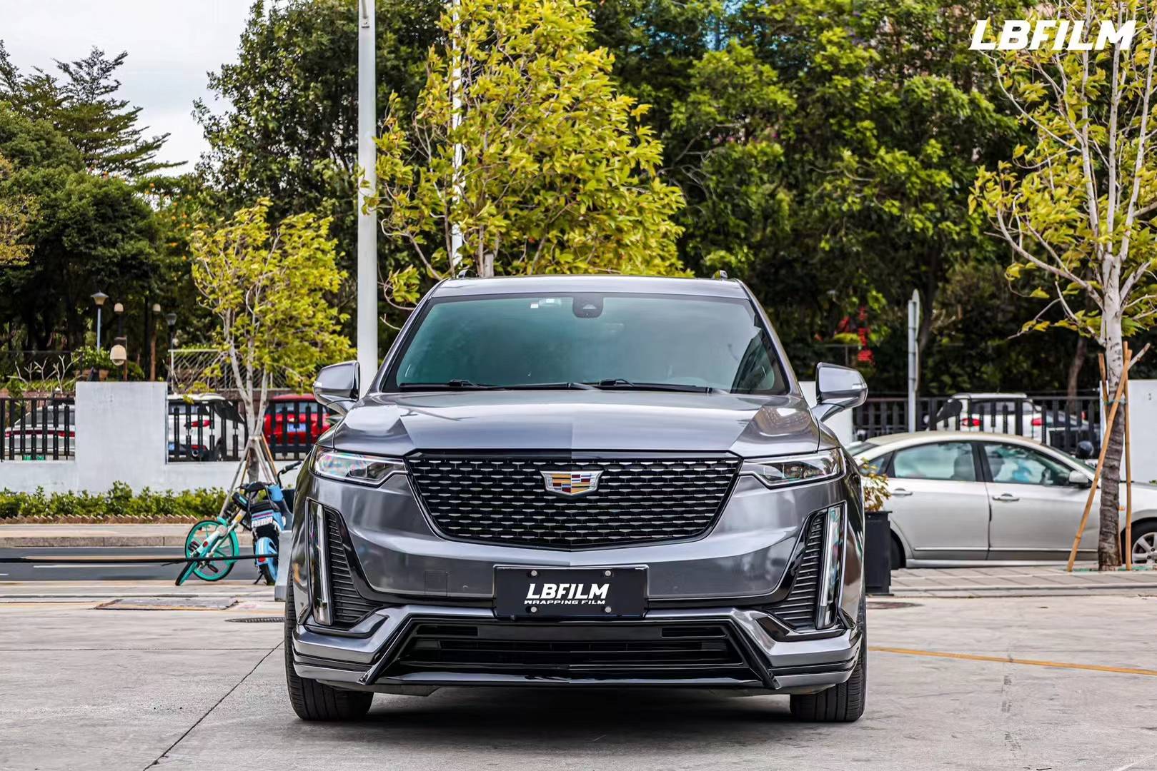 凯迪拉克XT6-LB改色膜超亮金属钨钢，非常有绅士风度_搜狐汽车_搜狐网