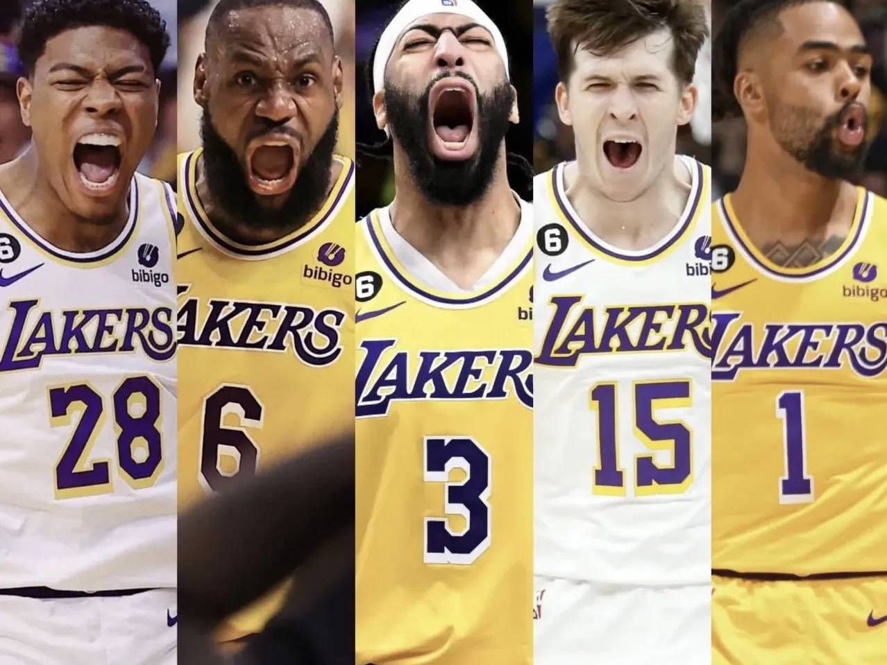 NBA ：5连胜！湖人战胜灰熊队，七人得分上双，詹姆斯三双功不可没_八村_篮板_助攻