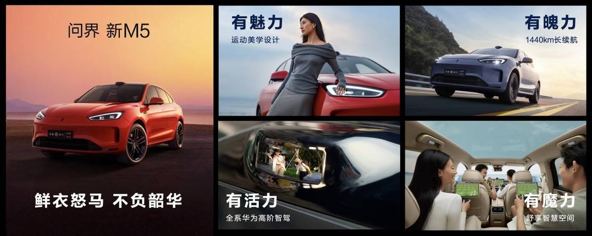 问界新M5热度引爆全网，全系标配HUAWEI ADS2.0_搜狐汽车_搜狐网