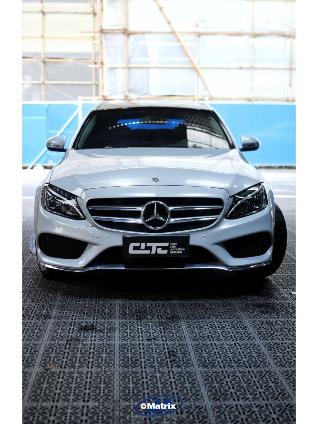 【Matrix】奔驰C级冰灰改色膜,源自新款保时捷原厂配色_搜狐汽车_搜狐网