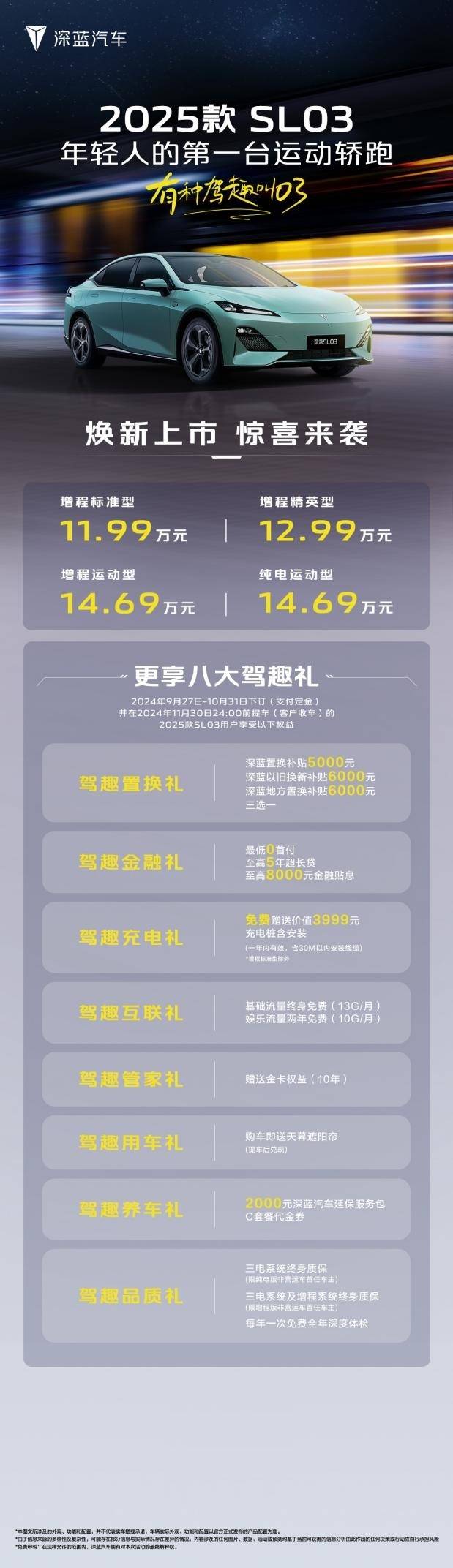 2025款SL03焕新上市，与深蓝L07组成双轿车产品阵容_搜狐汽车_搜狐网