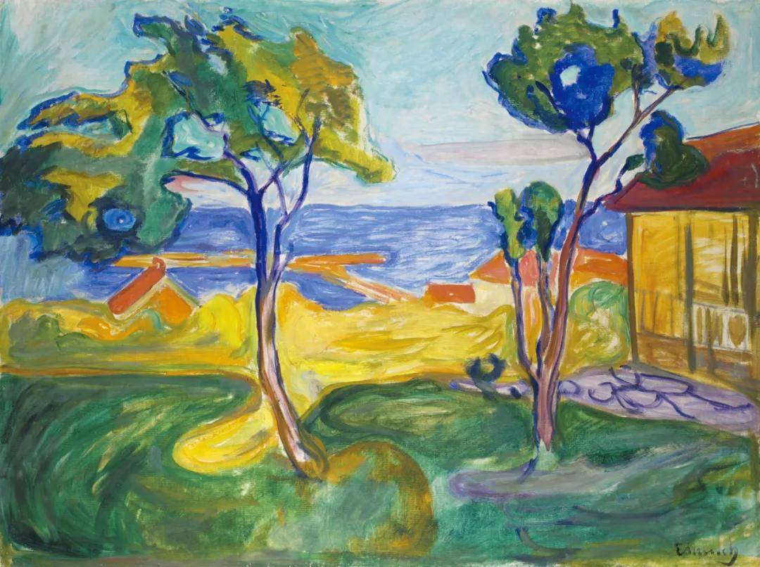 表现主义艺术流派先驱爱德华·蒙克 Edvard Munch 作品 影响 印象派