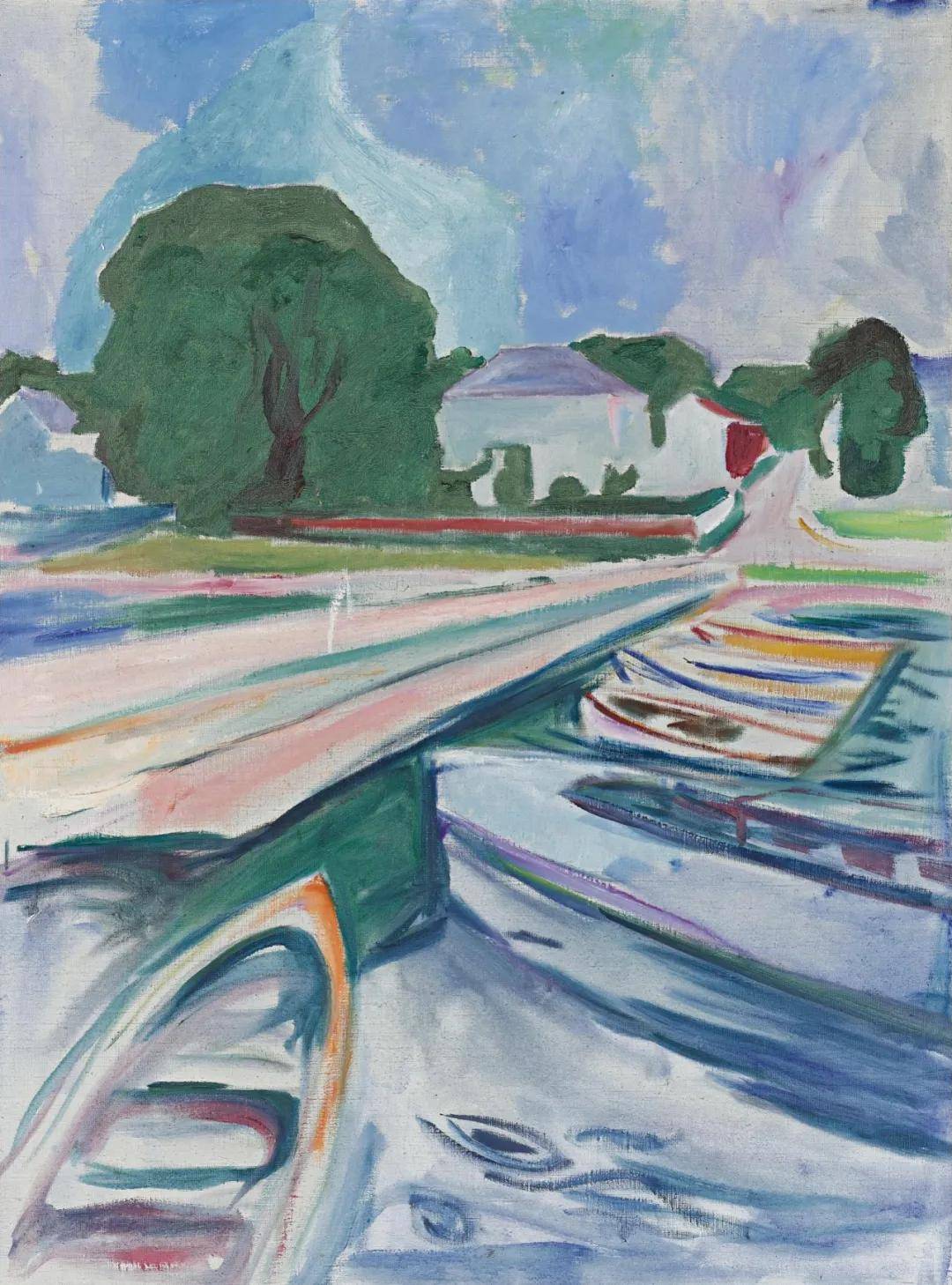 表现主义艺术流派先驱爱德华·蒙克 Edvard Munch 作品 影响 印象派