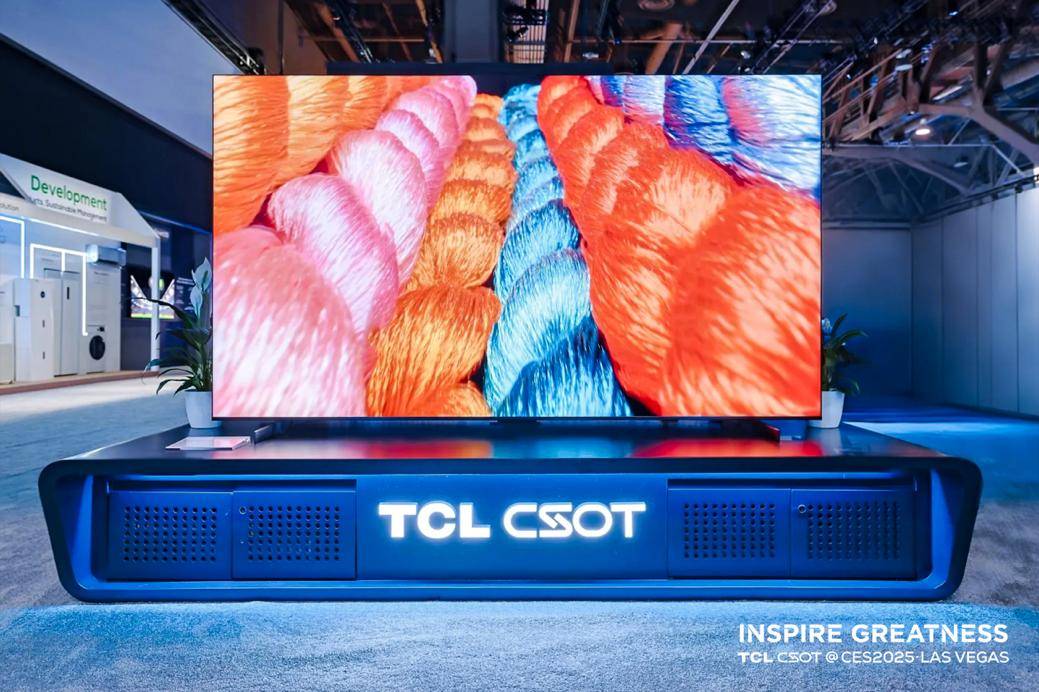 TCL华星亮相CES2025，印刷OLED等创新显示技术全球吸睛_产品_设计_色彩