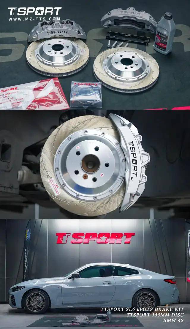 宝马4系改装TTSPORT SL6六活塞卡钳刹车套件_搜狐汽车_搜狐网