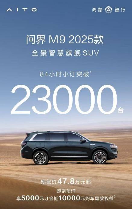 小订“爆单”！问界M9 2025款再次彰显新豪华实力_搜狐汽车_搜狐网