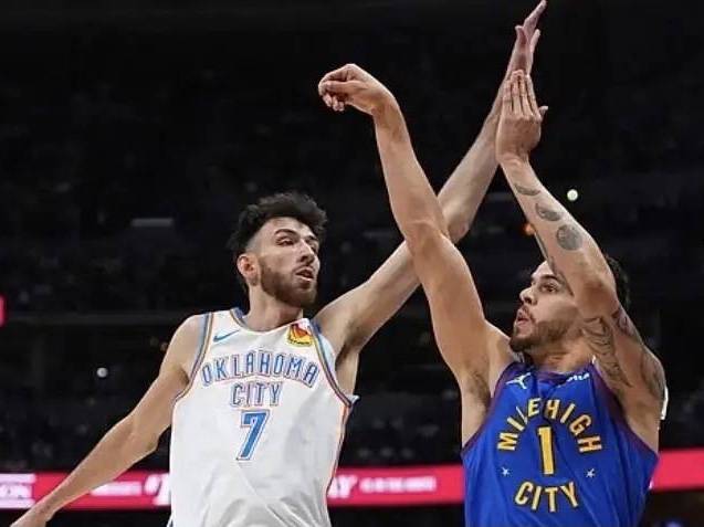 NBA：G3掘金加时113-104力克雷霆，赛后媒体大赞获胜功臣小波特，他可不是软蛋_约基奇