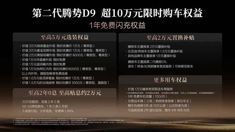 第二代腾势d9价格35 98万元起五大实用升级贴合全场景用车需求 搜狐汽车 搜狐网