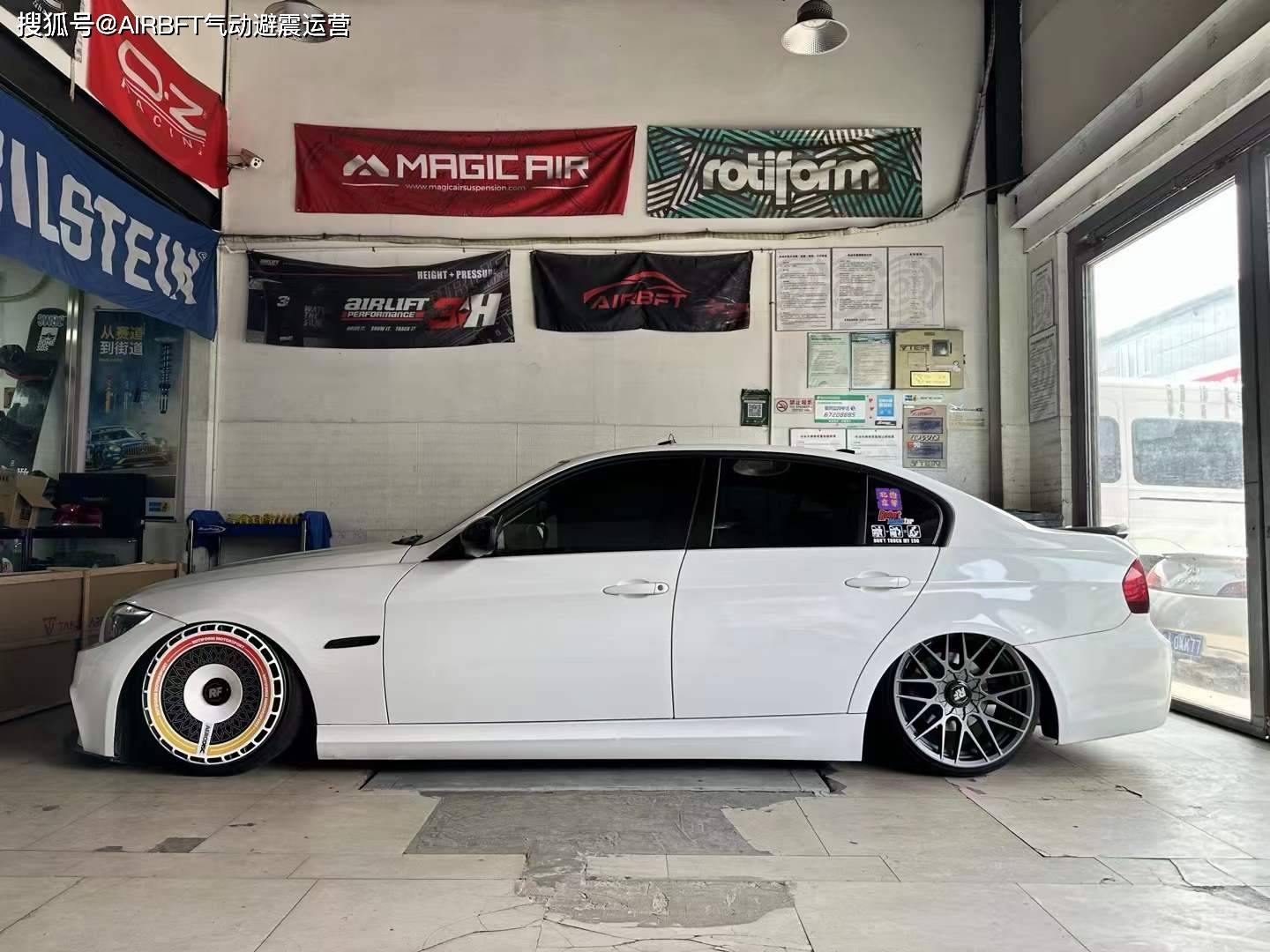 #赋予经典新灵魂#宝马E90改装AIRBFT气囊减震_搜狐汽车_搜狐网