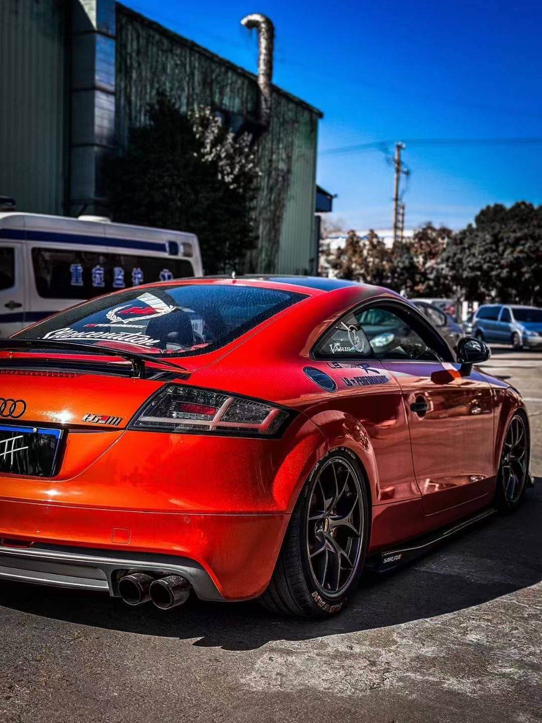 气动避震李洋洋分享奥迪TT改装AIRBFT气动避震品牌功能配置_搜狐汽车_搜狐网