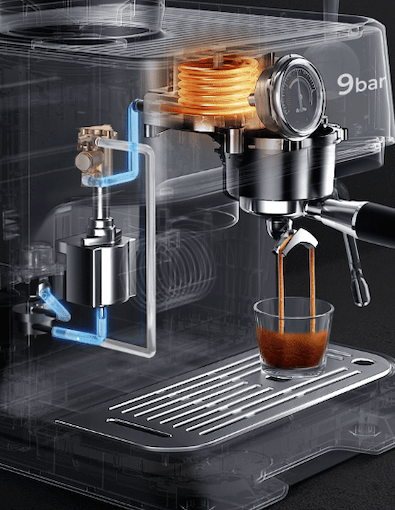 Barsetto百胜图BAE03咖啡机：打工人的提神利器，轻松制作品质咖啡！_蒸汽_过程_消费者