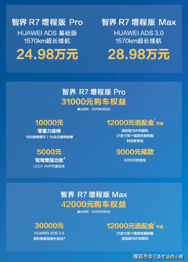 智界R7增程版上市，余承东坦言卖一辆亏两万，未来能否逆袭？_搜狐汽车_搜狐网