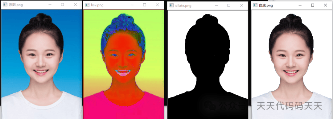 C# OpenCvSharp 证件照换底色_static_img_ImShow