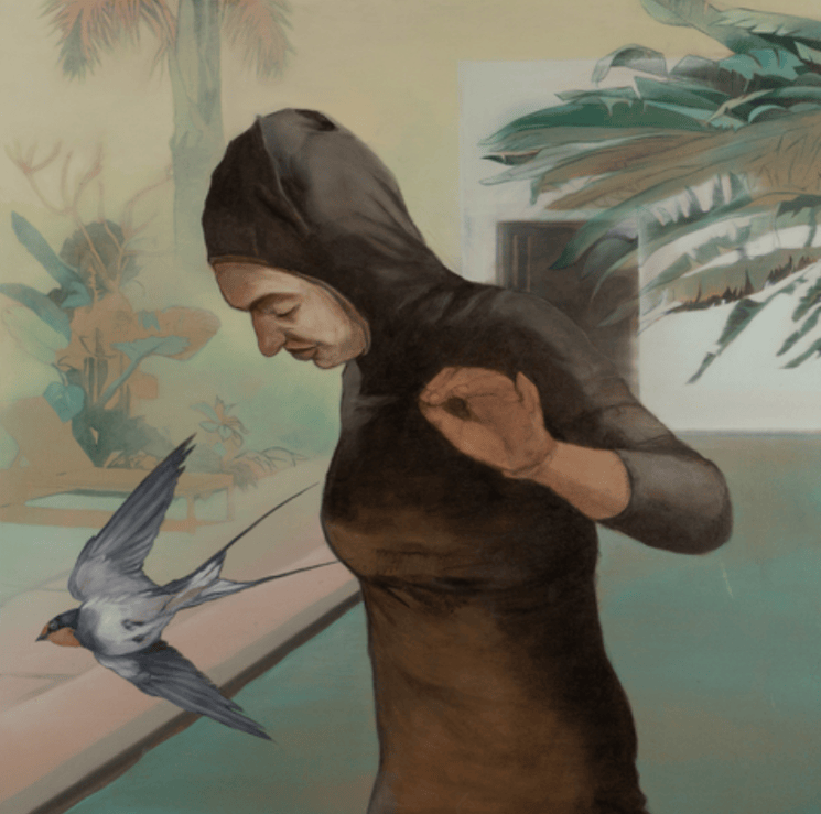 Andrew Kayser_Bathing_canvas_Oil