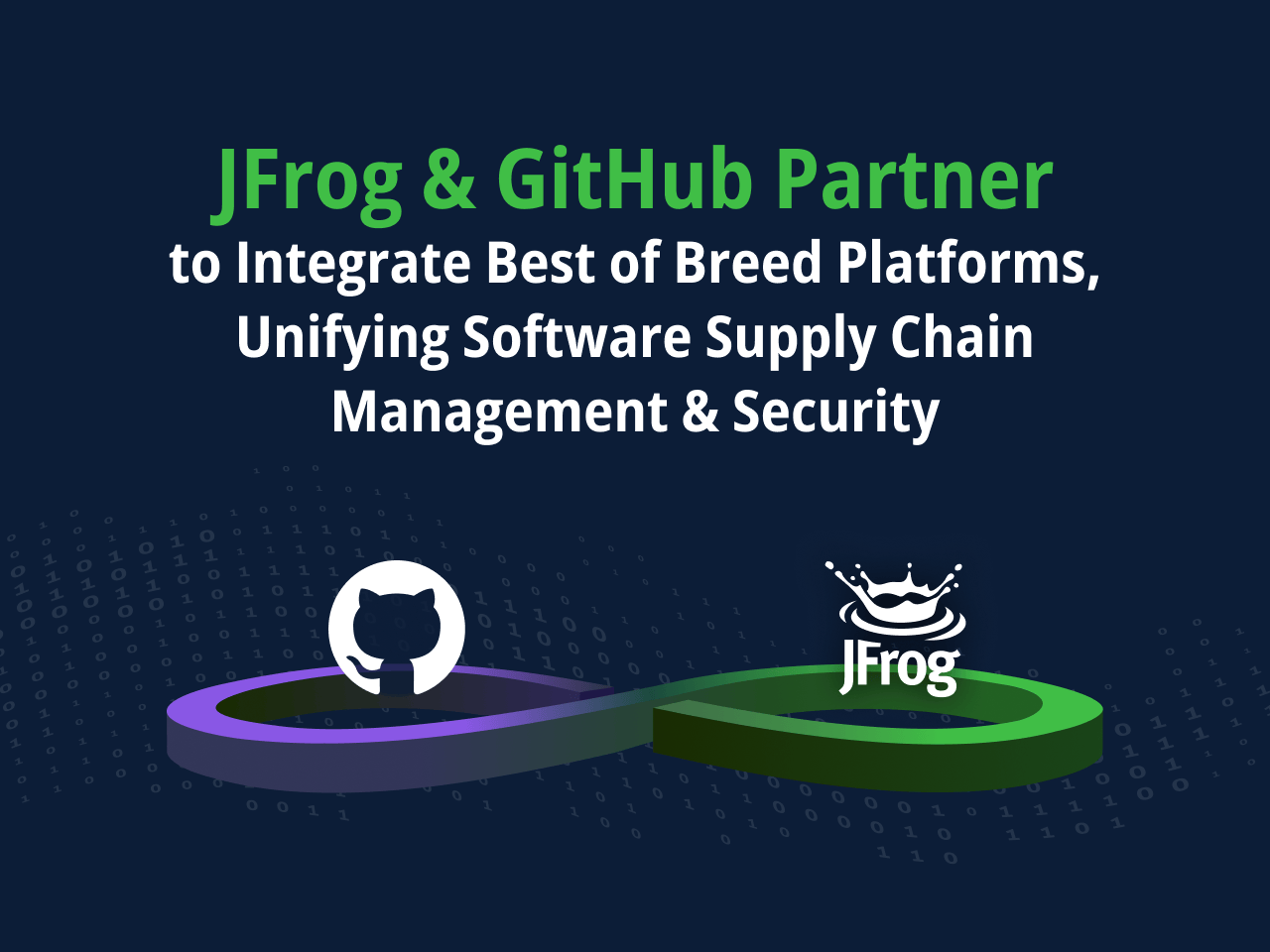 JFrog与GitHub携手打造业界最佳平台，实现软件供应链管理与安全的统一_DevOps_源代码_整合