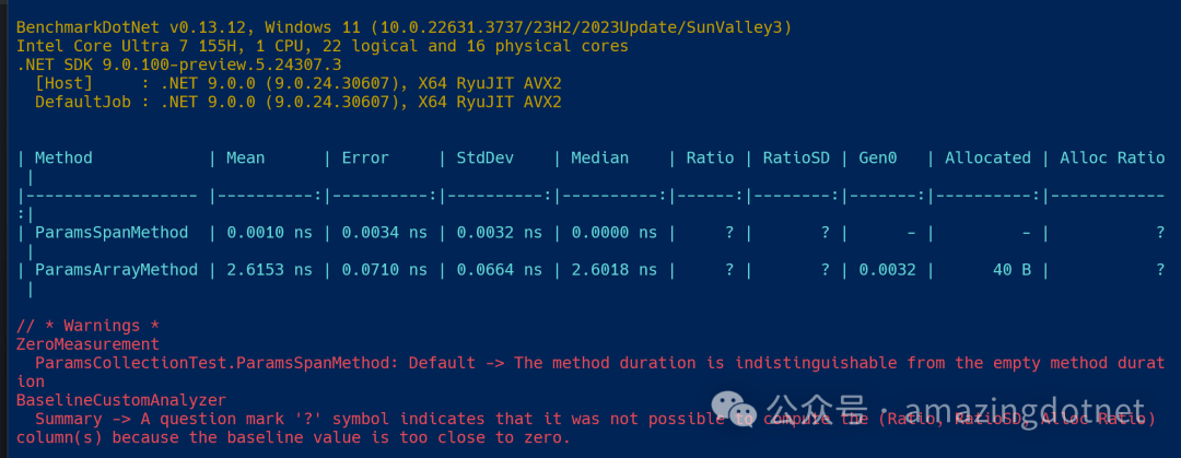 C# 13 新特性 params collection_Console_item_Numbers