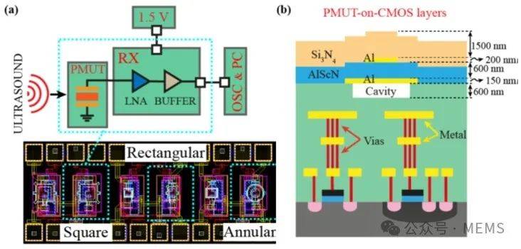 基于AlScN PMUT-on-CMOS的单芯片MEMS水听器，为声场检测开辟新策略_超声波_尺寸_器件