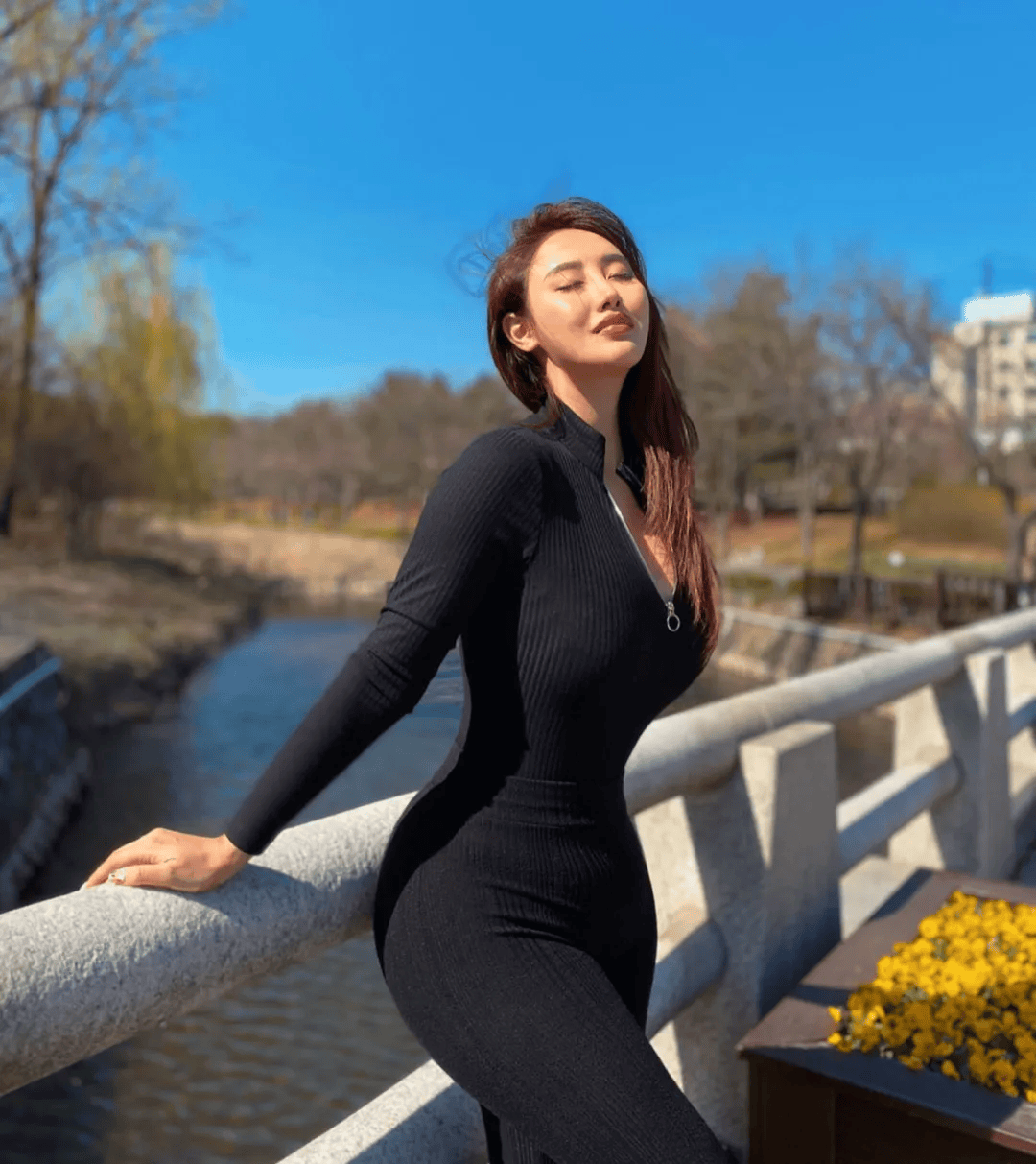 韩国最美模特！这身材，真大、真圆、真好看啊_健身_Rossy_挺翘