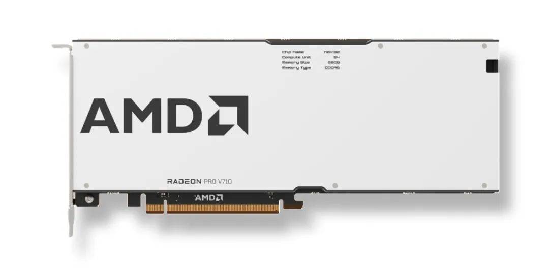 AMD 推出 Radeon PRO V710 显卡：RX 7700 XT 同规模核心 + 28GB 显存_系列_架构_实例
