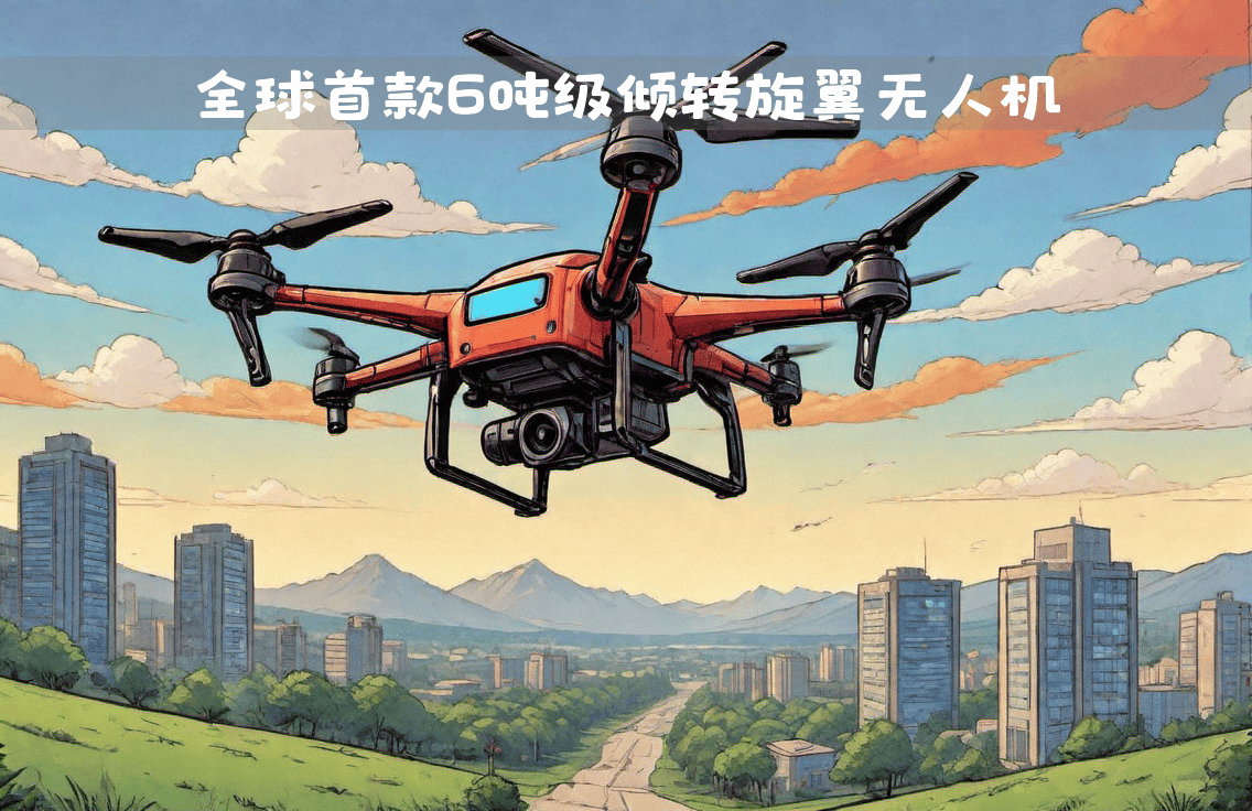 全球首款6吨级倾转旋翼无人机“镧影R6000”发布，革新未来航空运输！_技术_行业_科技