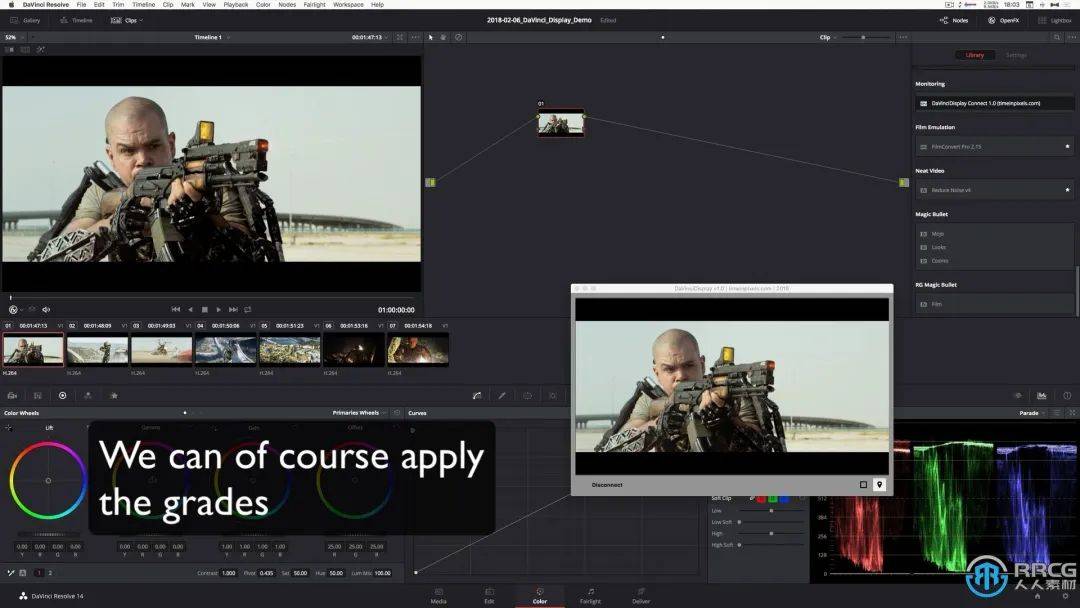 Timeinpixels NobeDisplay色彩分级插件V1.70版_DaVinci_Resolve_支持