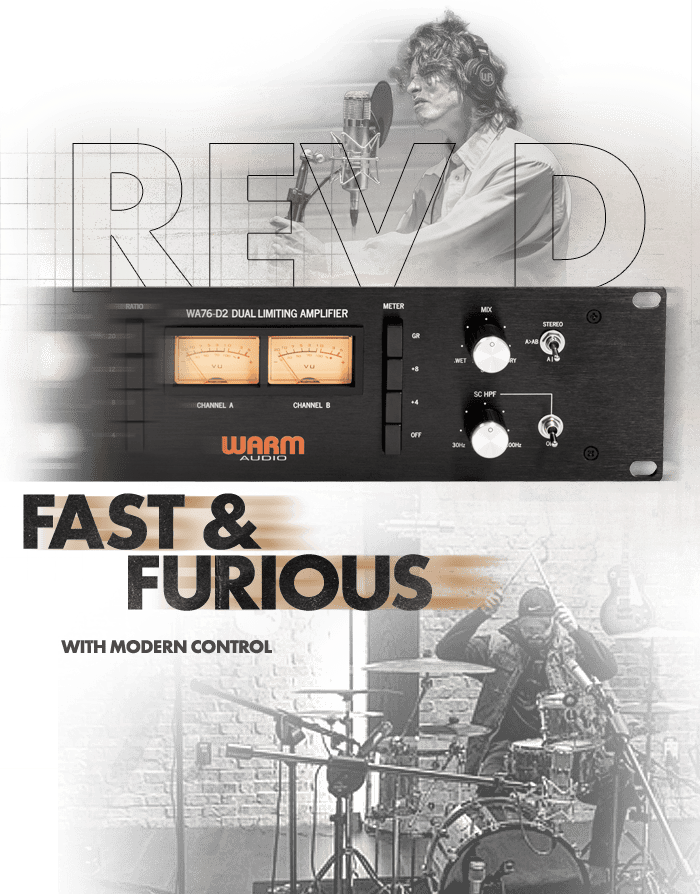 Warm Audio 发布 4 款全新 WA76 系列压缩器：WA76-A 和 WA76-D_模拟_经典_录音