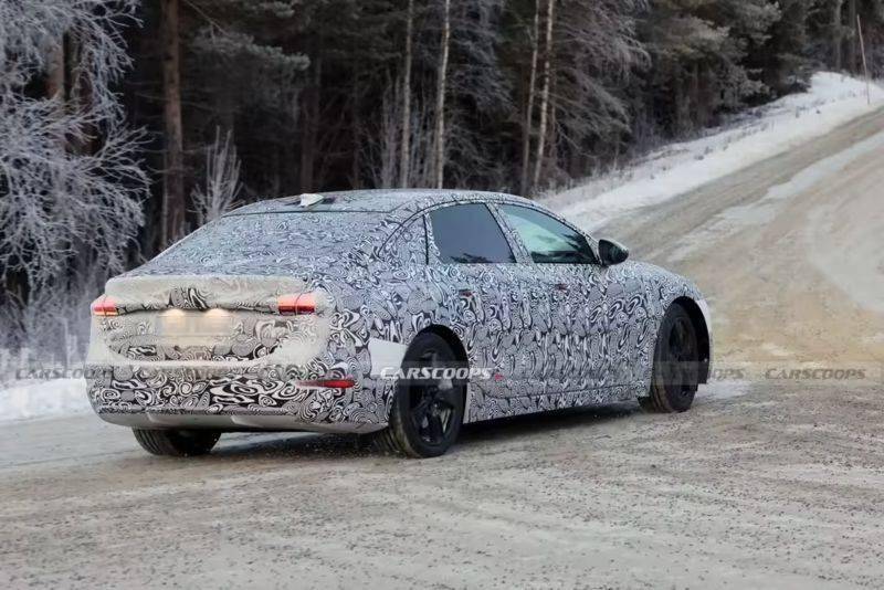 奥迪A6L E-tron冬测谍照曝光 纯电续航有望超700km_搜狐汽车_搜狐网