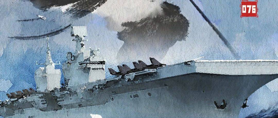 时事分享|首艘！弹射型！四川舰来了！_下水_仪式_两栖攻击舰