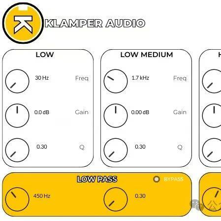 Klamper Audio 发布适用于 Windows 的 Simple EQ 2 均衡器插件_kHz_调节_旁路