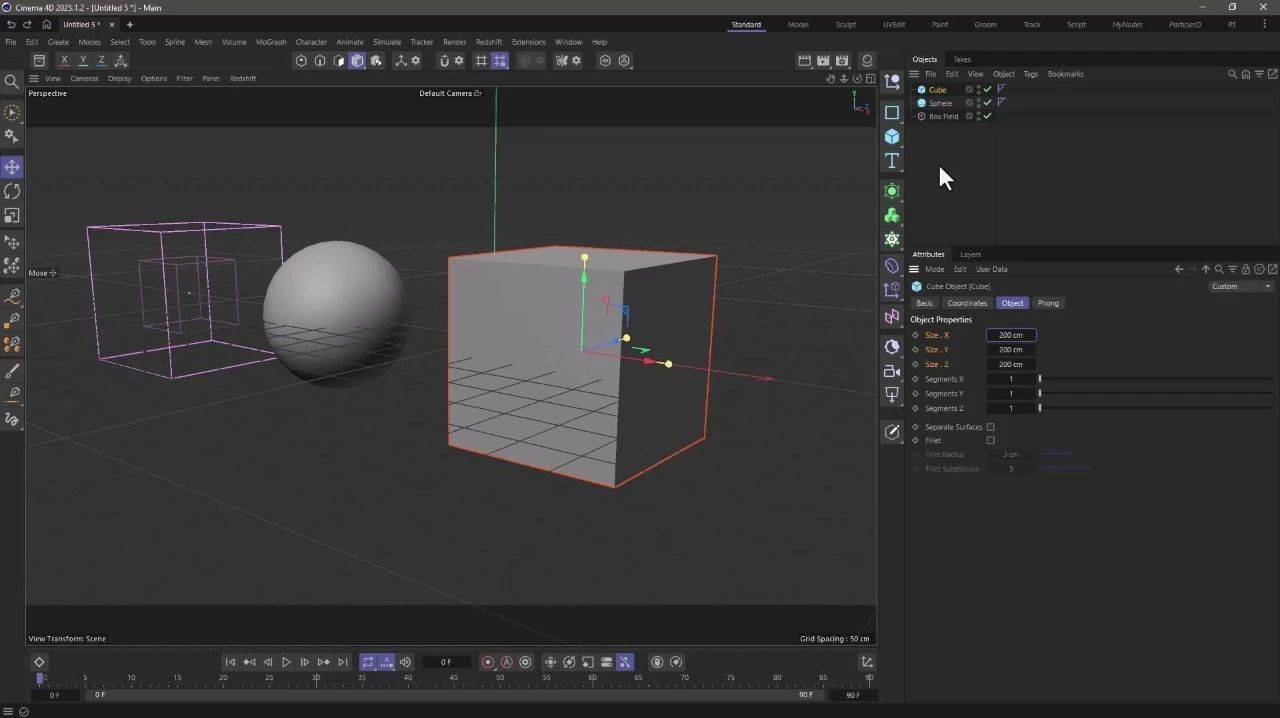 C4D技巧教程Attribute Manager高效管理属性_#maxon_Cinema_DQuickTip