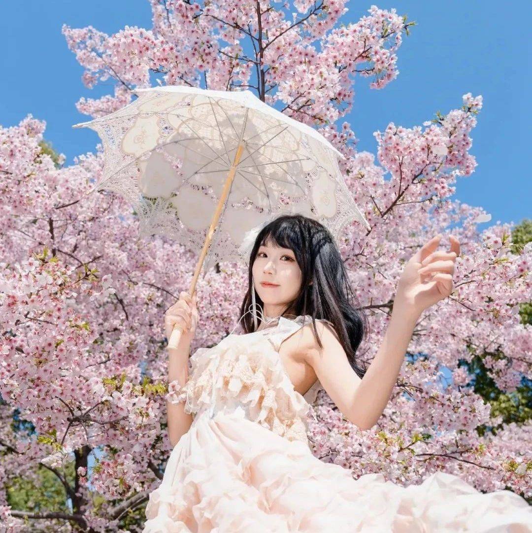 Alpha 7C II 樱花人像教程｜一大片“春天”正在盛开_索索_相机_白里