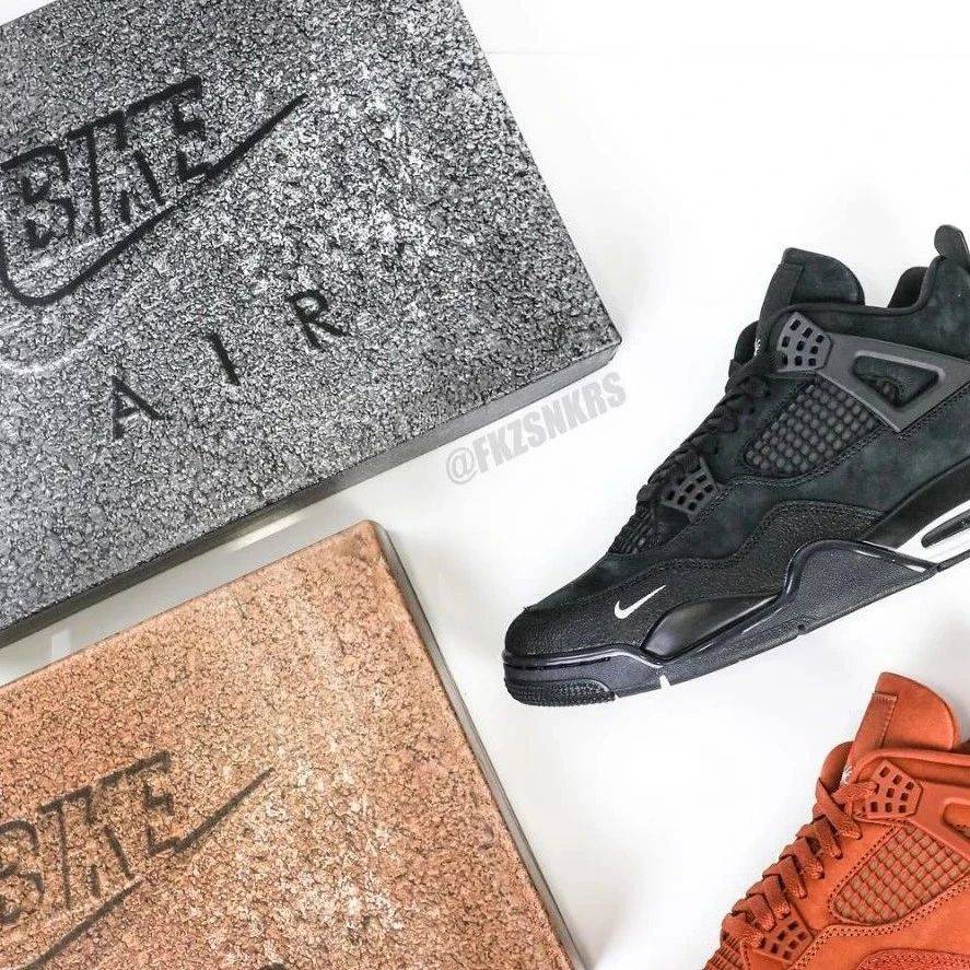 Nigel Sylvester x AJ4还有新配色？“黑魂”版本实物泄露了！_Jordan_Air_黑色