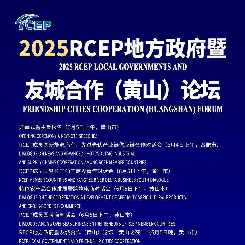 海报｜2025 RCEP成员国新能源汽车、先进光伏产业链供应链合作对话会举行_安徽省_丝路_新华