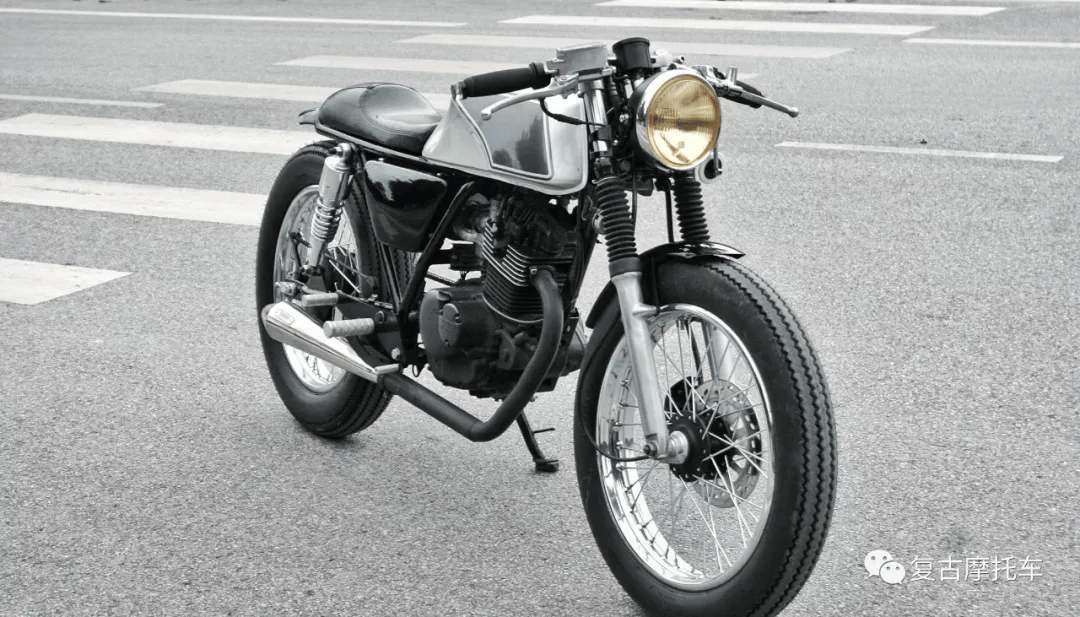 国产经典：铃木GS125 caferacer风格改装_搜狐汽车_搜狐网