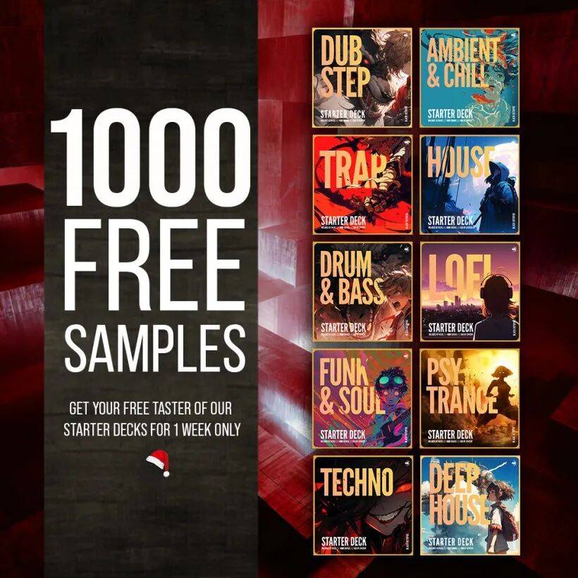 福利：免费的 Christmas Starter Deck Sampler 3GB 音色包 + 任选一个音色下载_采样_Loop_Sound